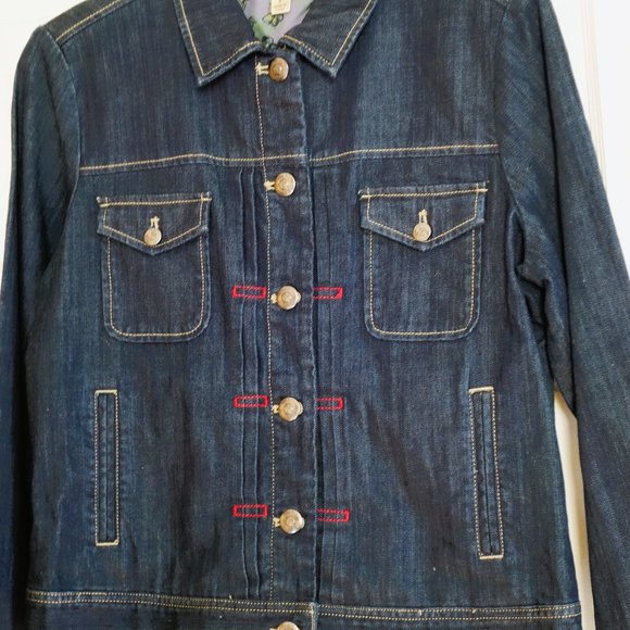motto | Jackets & Coats | Motto Dark Denim Jean Jacket Size M | Poshmark